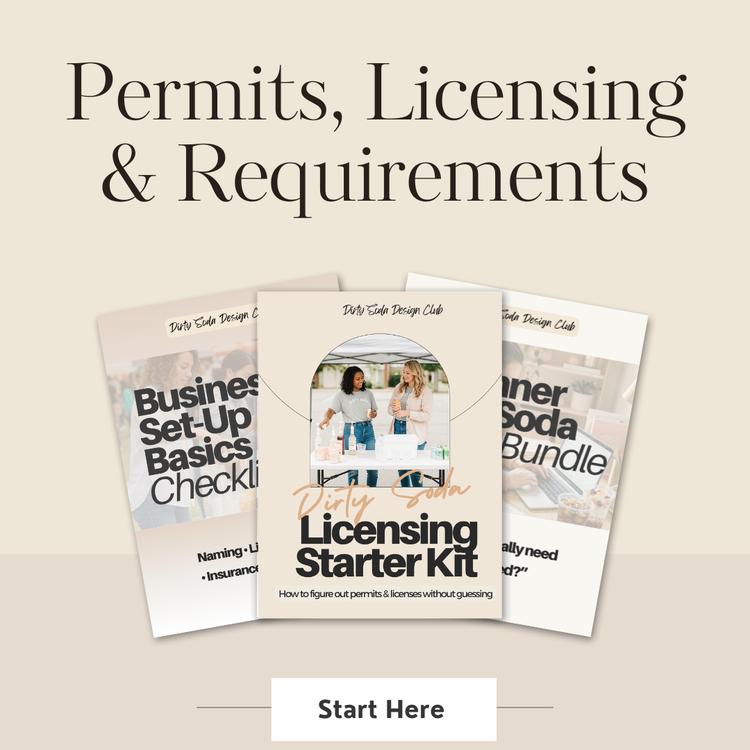 Dirty Soda Design Club | Simple Tools to Start a Dirty Soda Business